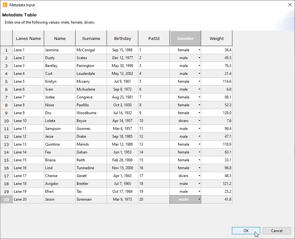 Professionelles Metadatenmanagement mit der LabImage 1D Metadata ...